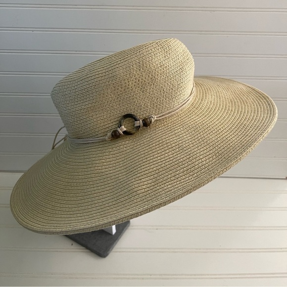 croft & barrow | Accessories | Croft Barrow Womens Straw Floppy Wide ...